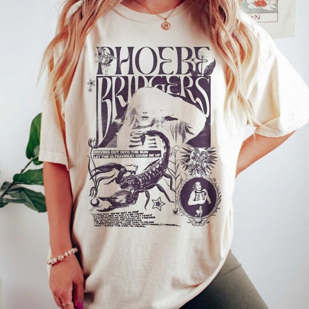 Phoebe Bridgers I Know the End Punisher Merch Lyric Tee - Etsy UK