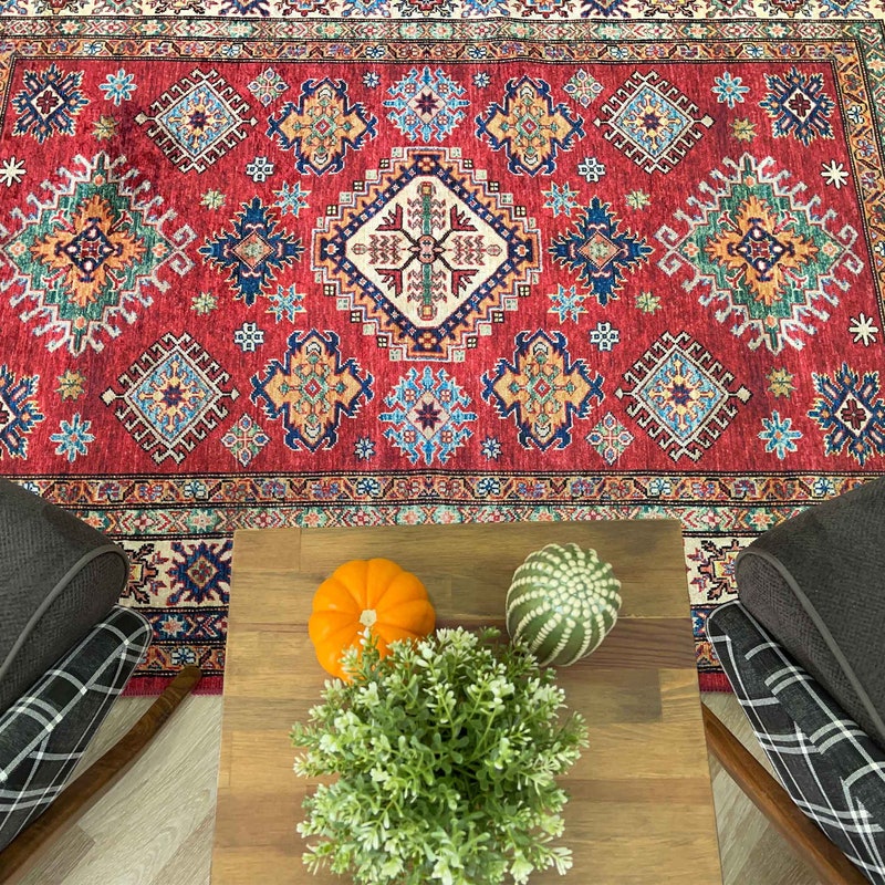 Blue and Tan Turkish Rugs - Etsy