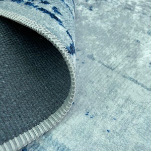 Washable Transitional Modern Turkish Area Rug - Living Room Rug 6x9 ...