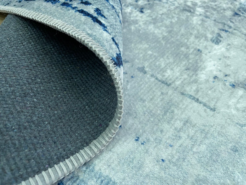 Washable Transitional Modern Turkish Area Rug Living Room Rug 6x9 ...