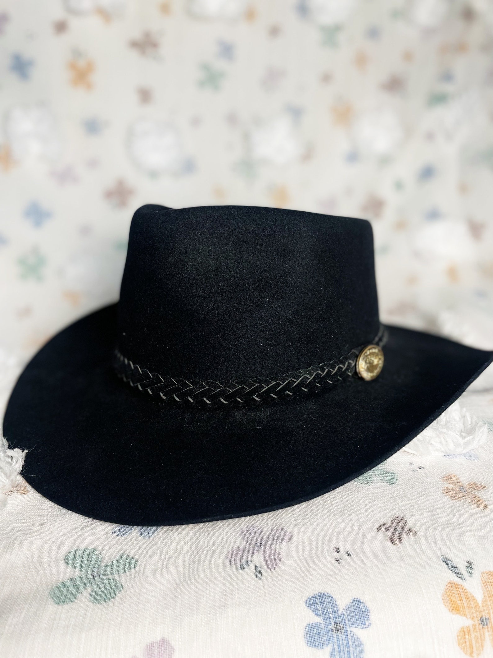 Australian Outback Collection Black Jackeroo Vintage Hat Sz 61 7 5/8 - Etsy