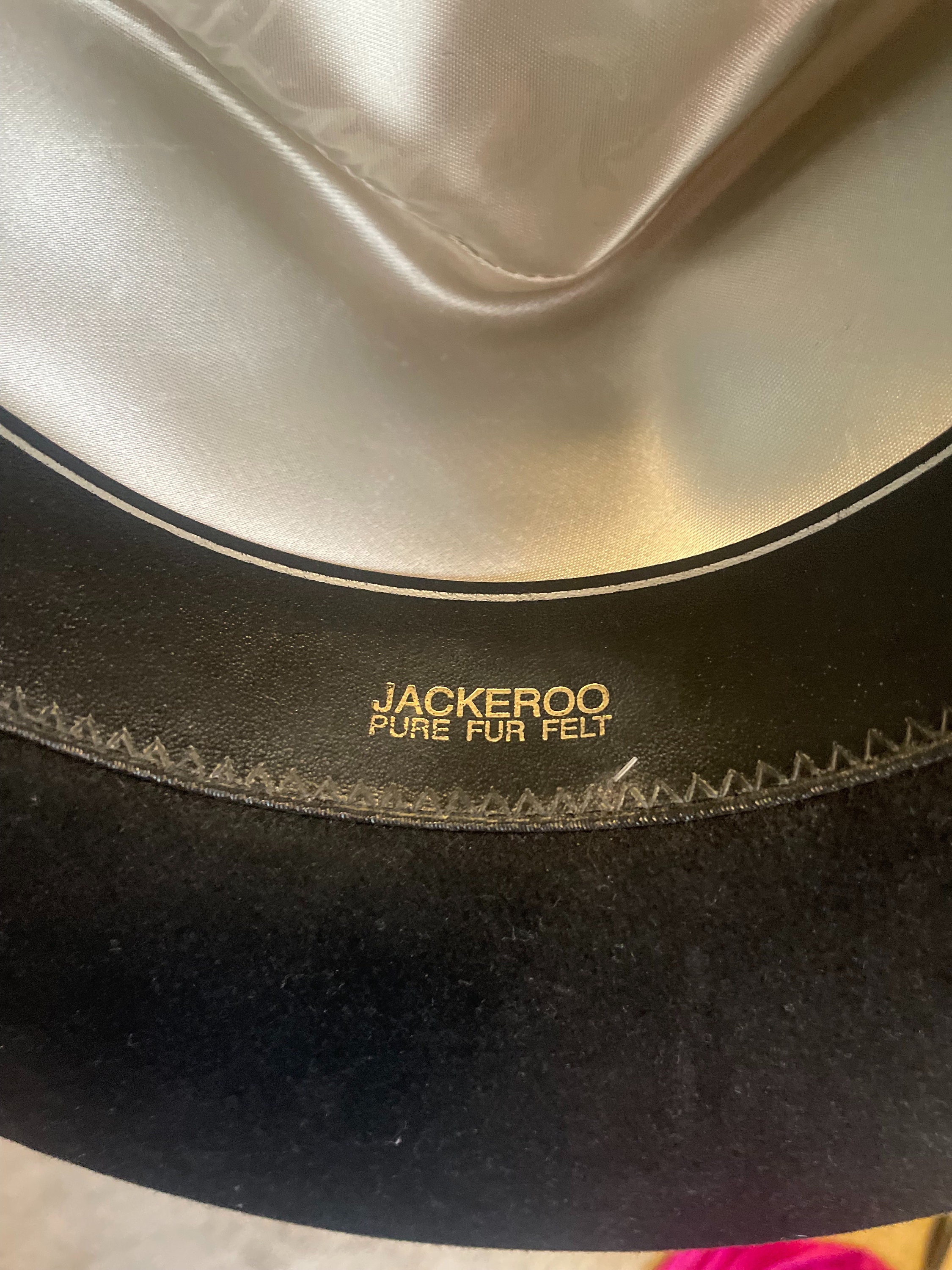 Australian Outback Collection Black Jackeroo Vintage Hat Sz 61 7 5/8 - Etsy