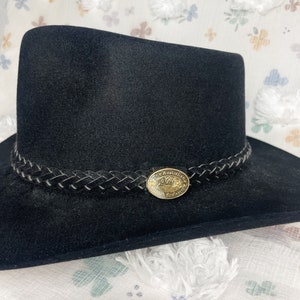 Australian Outback Collection Black Jackeroo Vintage Hat Sz 61 7 5/8 - Etsy