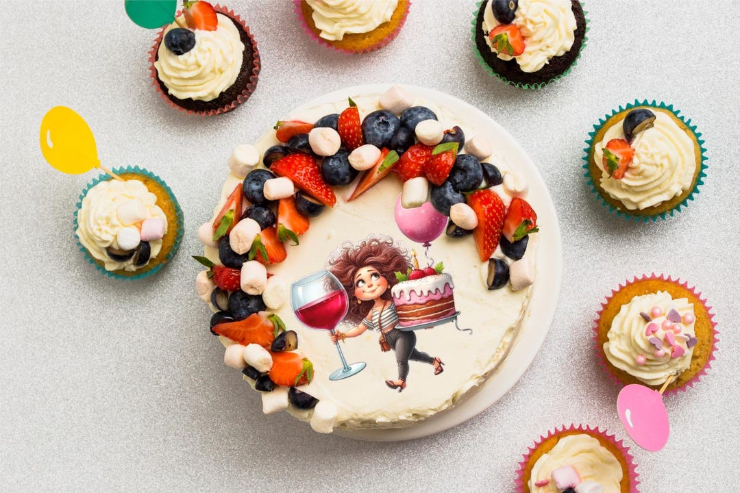 Custom Edible Cake Topper – Personalized Photo or Text Sugar Sheet - Etsy