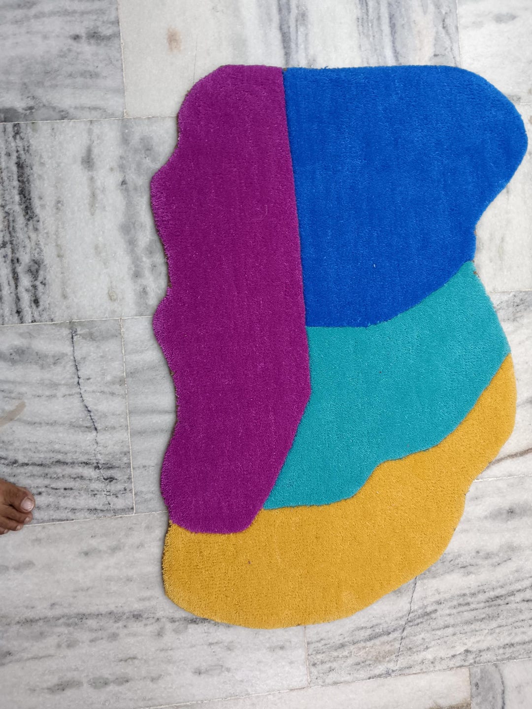 Hand Tuft Rug,irregular Shape Tuft Rug,custom Tufted Rug, 100% Woolen ...