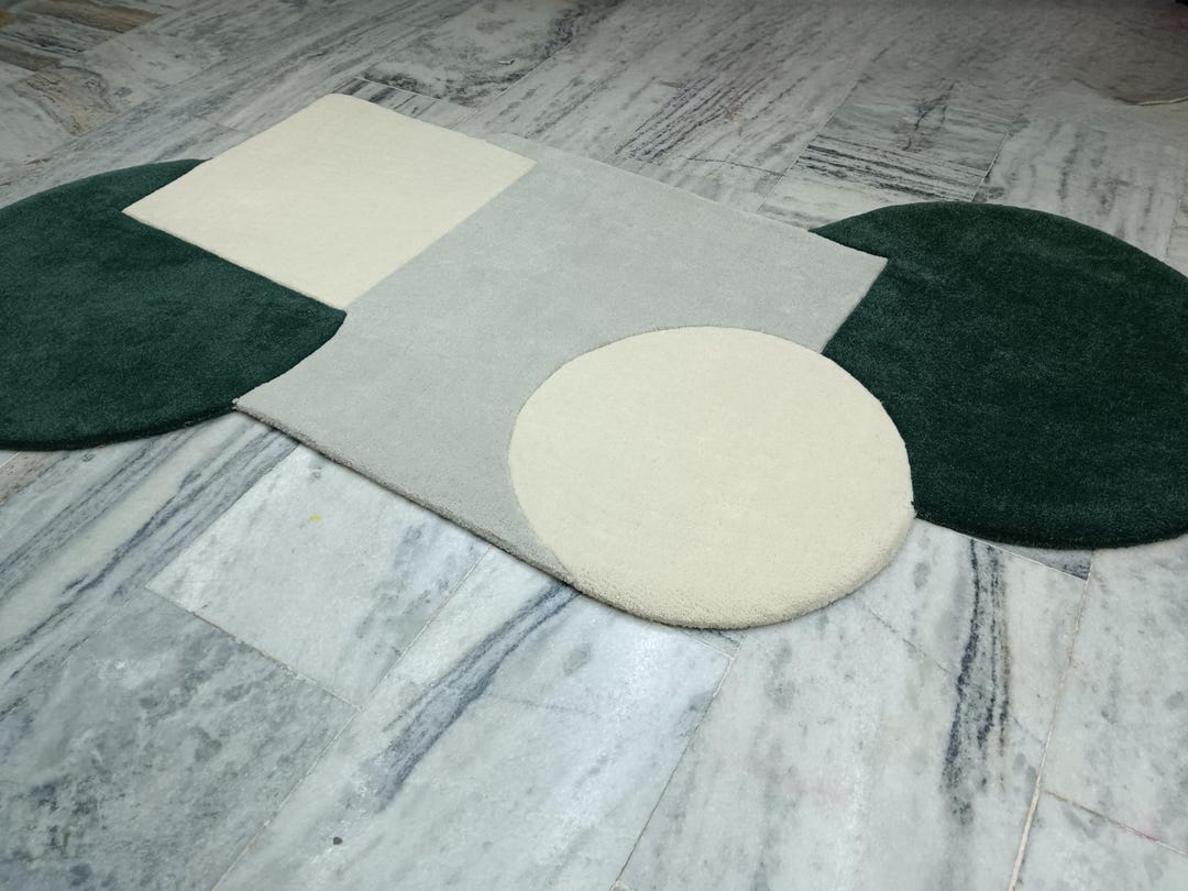 Hand Tufted Rug Irregular Shape Rug Rug for Living Room Bedroom Odd ...