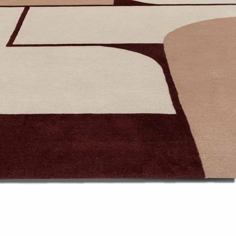 Premium Modern Abstract Designer Hand Tufted Rug for Living Room Woven ...
