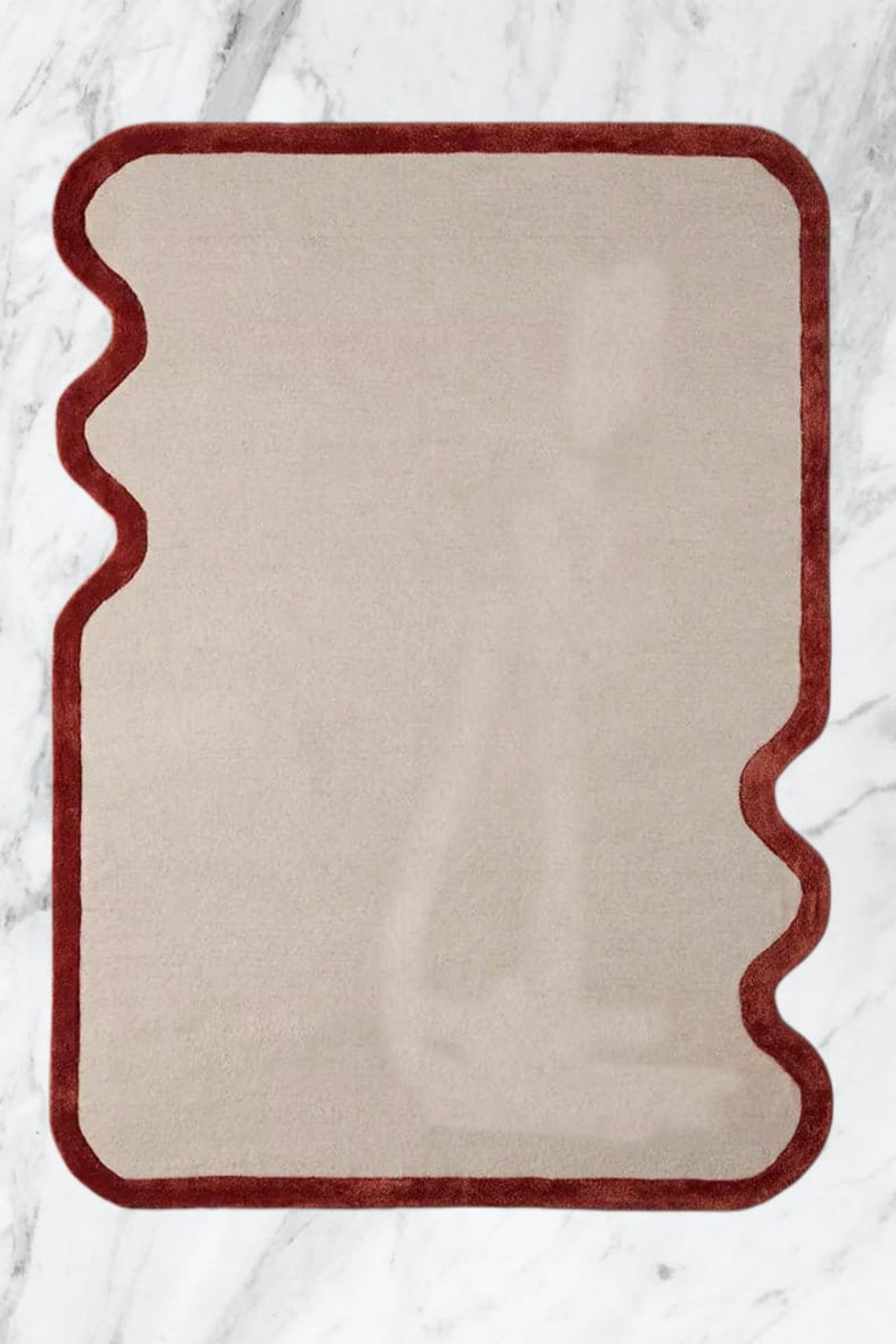 Modern Striped Rug /cut & Loop Rug, High and Low Pile Rug Handmade Area ...