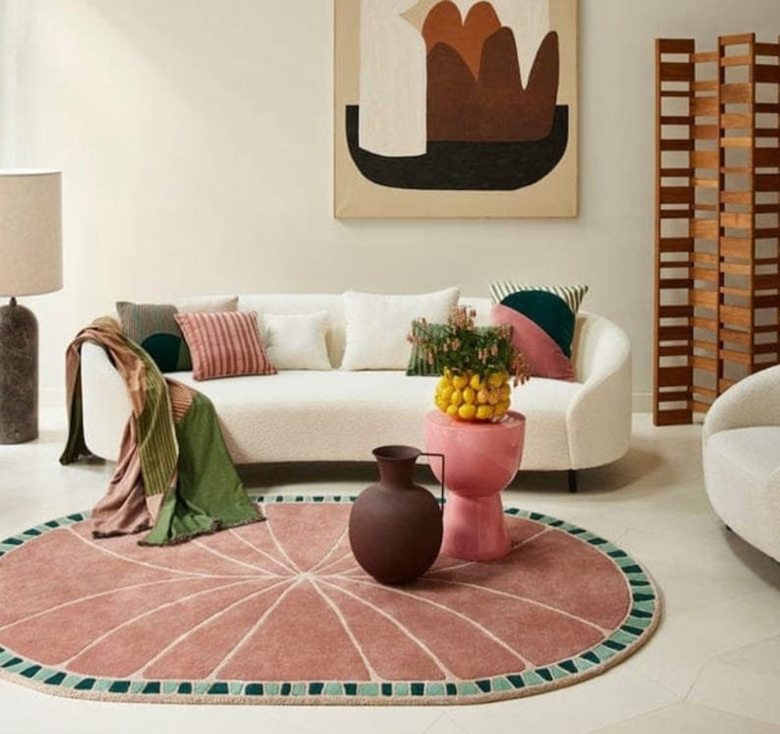Irregular Rug Abstract Rug Living Room Rug Designer Rug Hand Tufted Rug ...