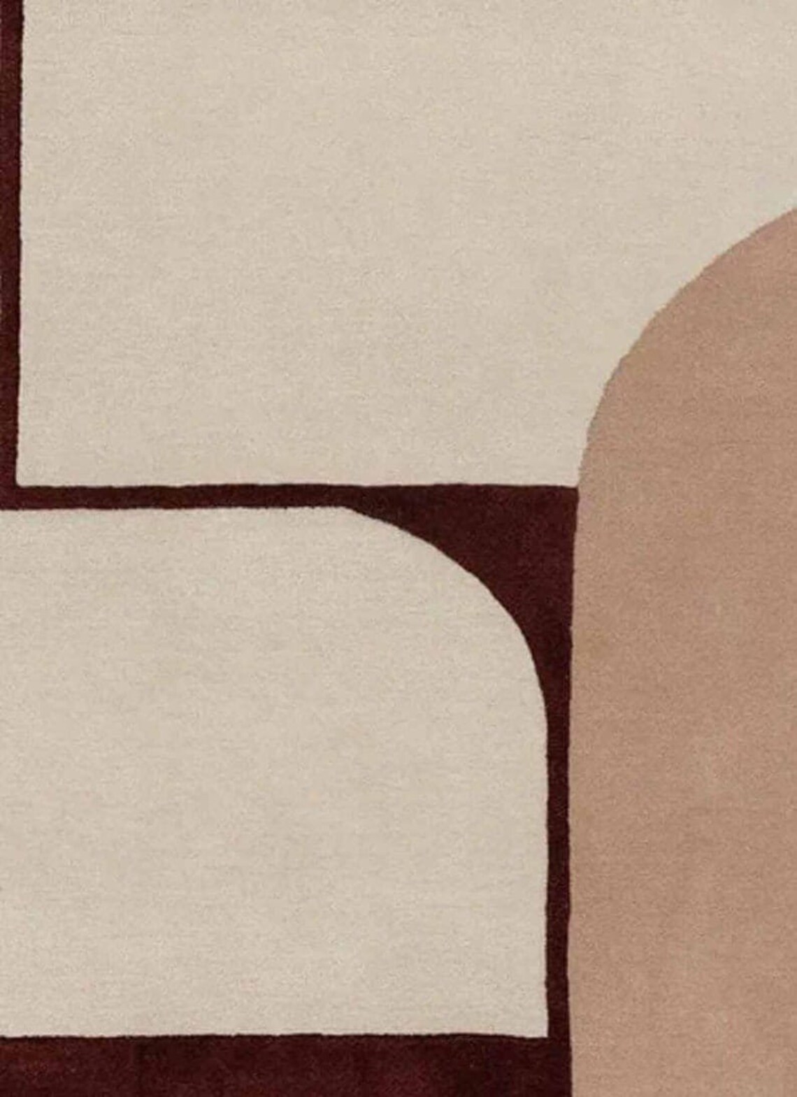 Premium Modern Abstract Designer Hand Tufted Rug for Living Room Woven ...