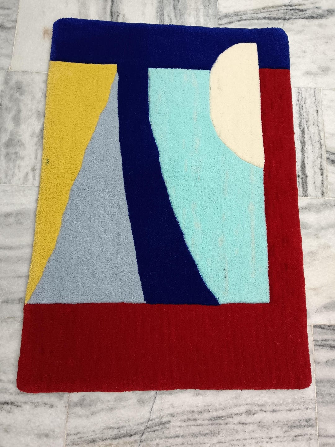 Hand Tuft Rug,irregular Shape Tuft Rug,custom Tufted Rug, 100% Woolen ...