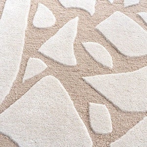 Premium Bespoke Rug Abstract Area Rug, Custom Tufted Rug, and High and ...