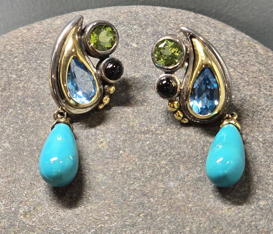 Echo of the Dreamer Cosmic SS, Bronze, Turquoise, Blue Topaz, Peridot ...