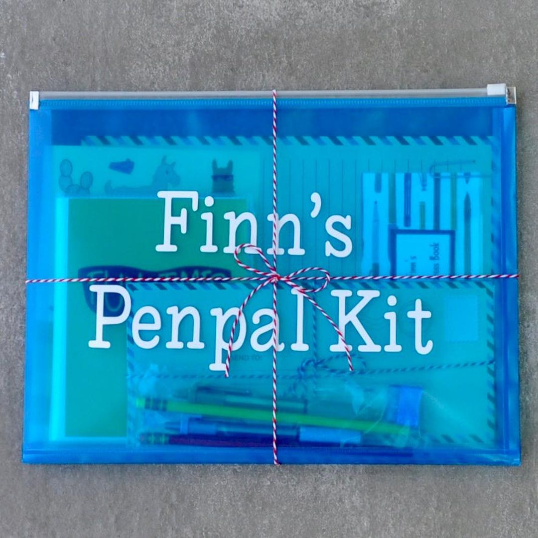 Boy Deluxe Penpal Kit: Letter Writing Set With Photo Album + Address ...