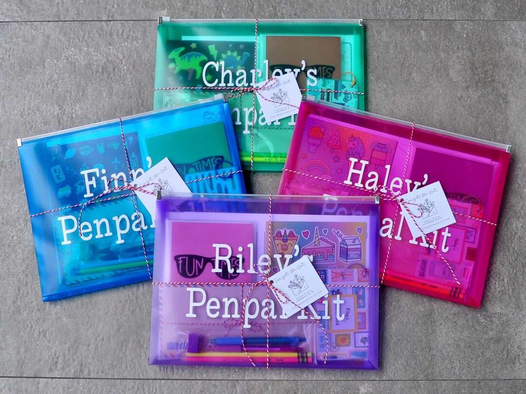 Girl's Deluxe Penpal Kit | Letter Writing Set for Ages 8-14 | Photo ...