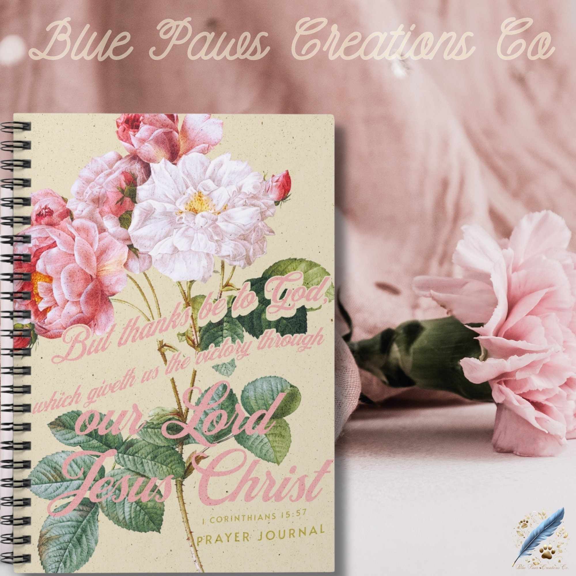 Peony Flower Prayer Journal: Christian Women's Gift - Etsy