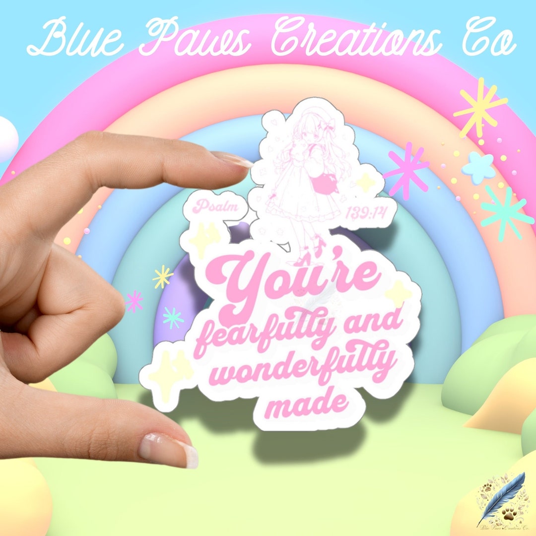 Amine Sticker Anime Bible Sticker Anime Laptop Sticker Anime Water ...