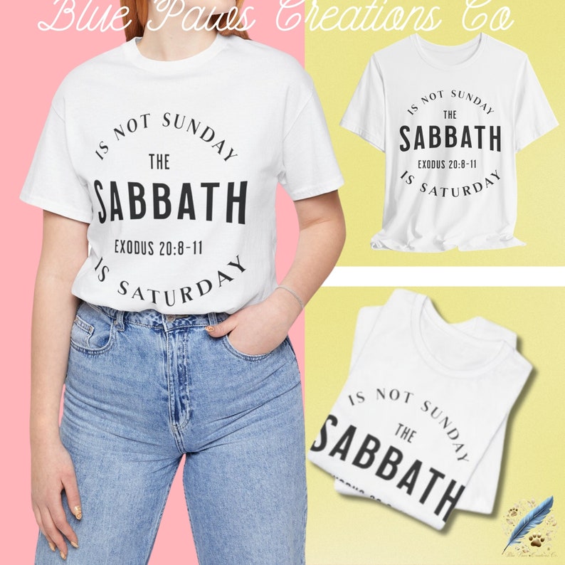 Sabbath is Saturday Shirt, Christian Graphic Tee - Etsy