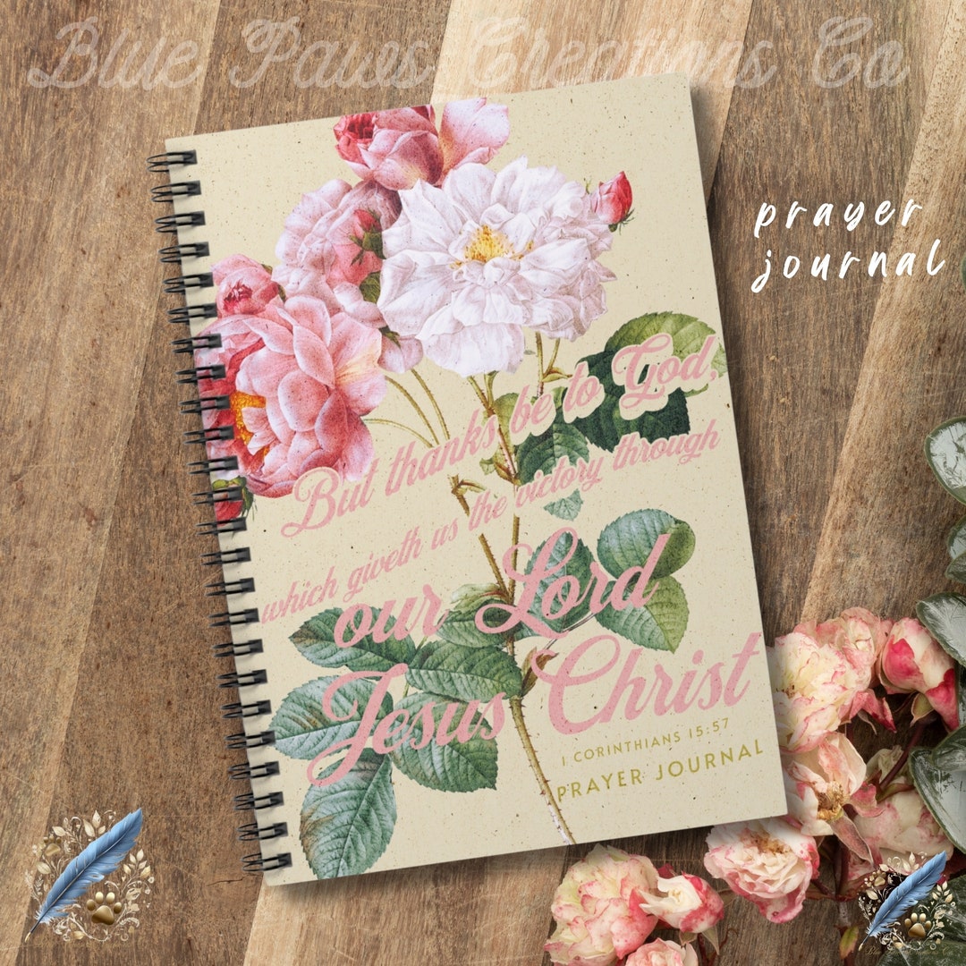 Peony Flower Prayer Journal: Christian Women's Gift - Etsy