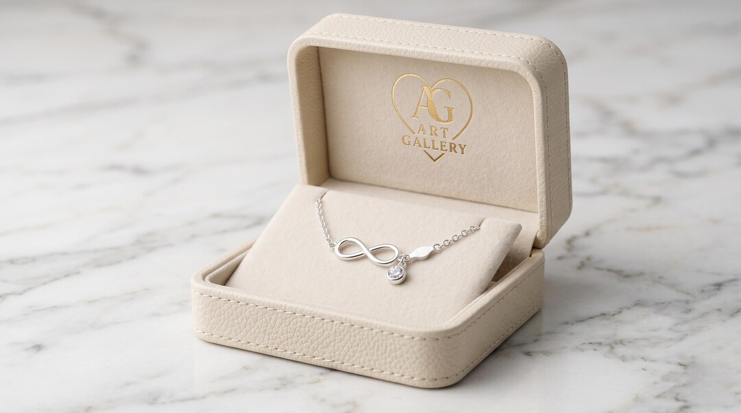 925 Sterling Silver Infinity Anklet, Dainty CZ Anklet - Etsy