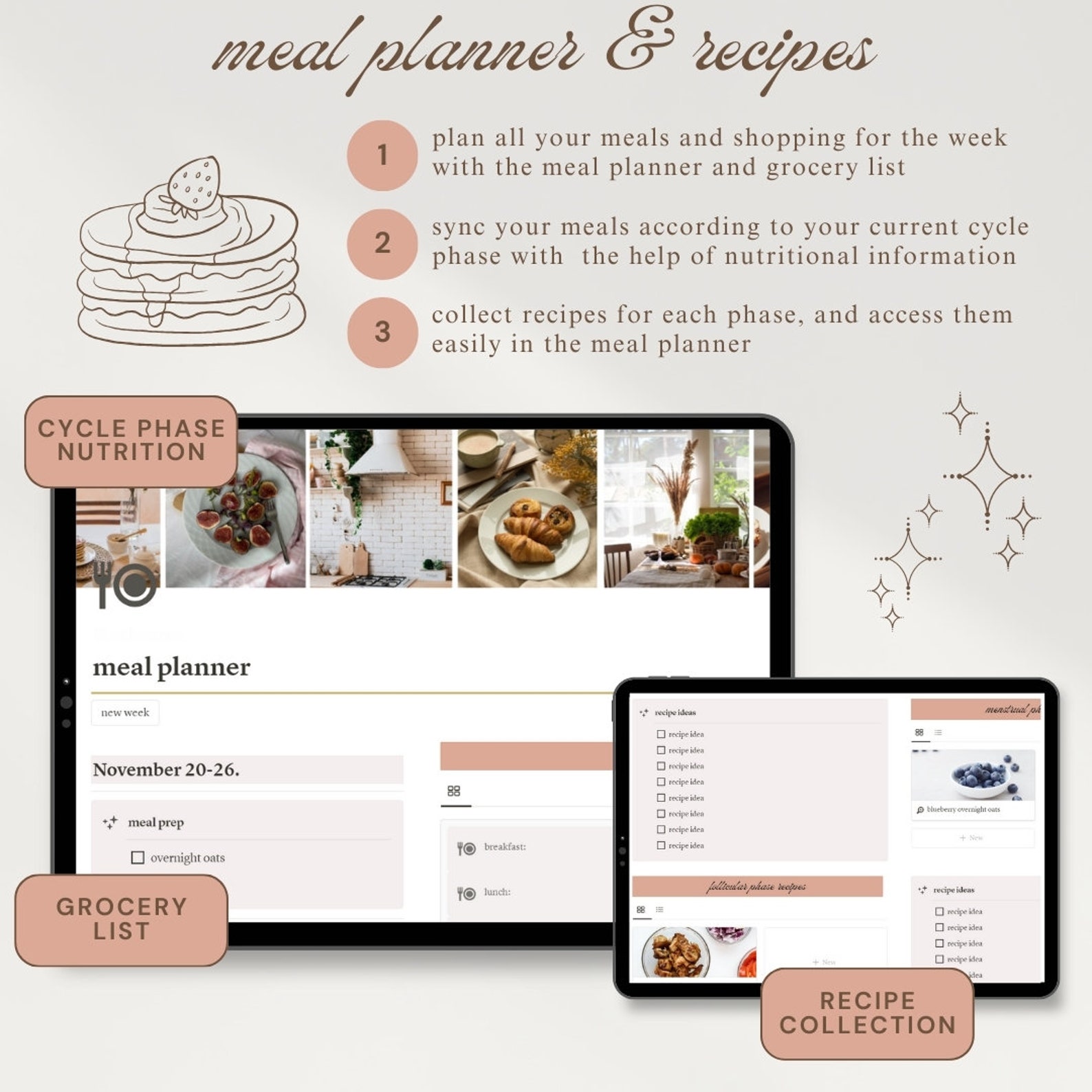 Hot Girl Planner Cycle Syncing Notion Planner Template Aesthetic Life ...