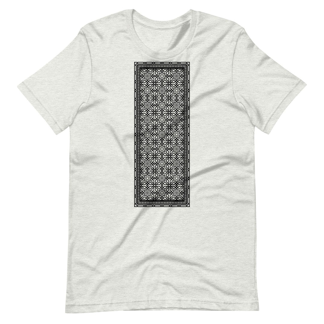 Islamic Geometric Art With a Grid-like Pattern of Squares Unisex T ...