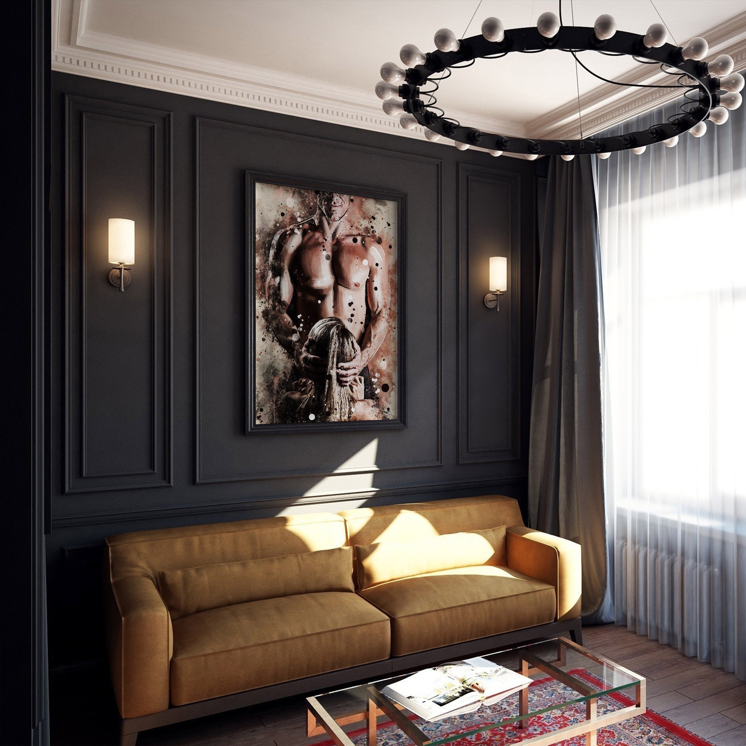 Sensual Decorations, Nude Illustrations, Art of Seduction, Passionate Artistry, Sensual ...