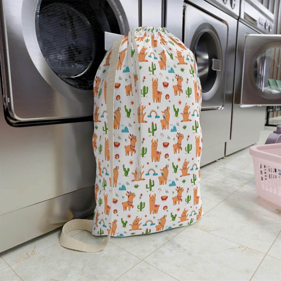 Cute Llama Laundry Bag, Llama Wash Bag, Llama Pattern Laundry Bag for ...