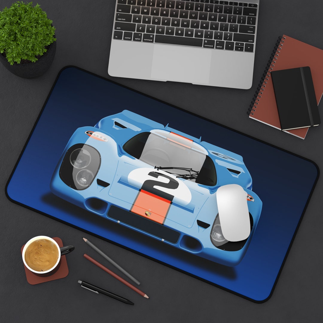 Porsche 917K Desk Mat, Birthday Gift for Car Lovers, Retro Car Mouse ...