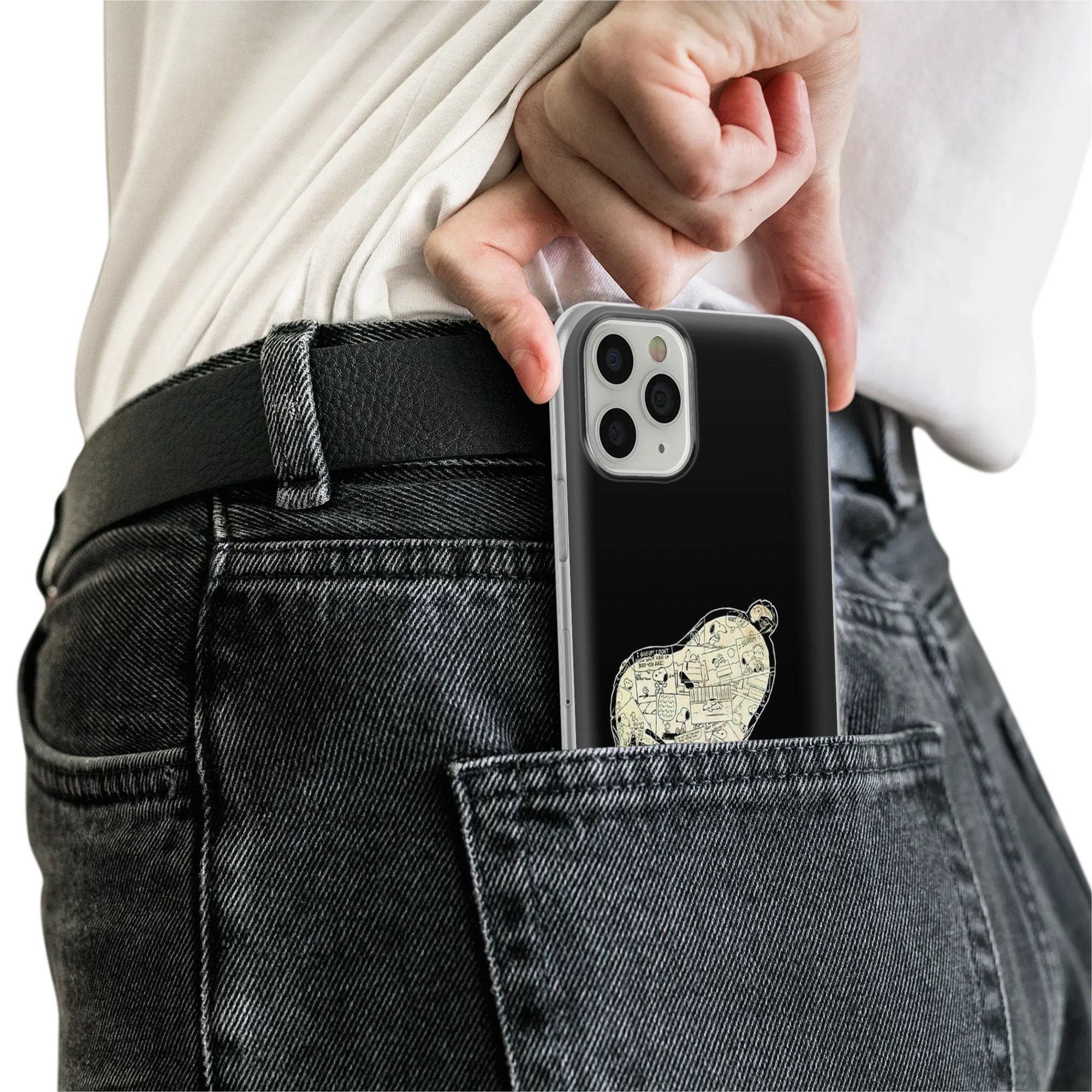 Snoopy Phone Case Peanuts Cover for iPhone 15pro, 14, 13, 12, 11 ...