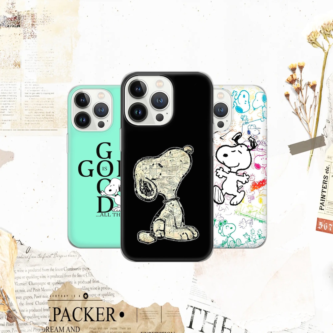 Snoopy Phone Case Peanuts Cover for iPhone 15pro, 14, 13, 12, 11 ...