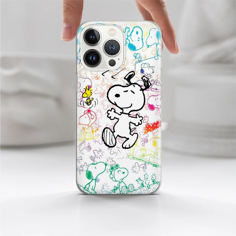 Snoopy Phone Case Peanuts Cover for iPhone 15pro, 14, 13, 12, 11 ...