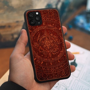 Arcane | Engraved Wood Phone Case | Available for Iphone, Galaxy S ...