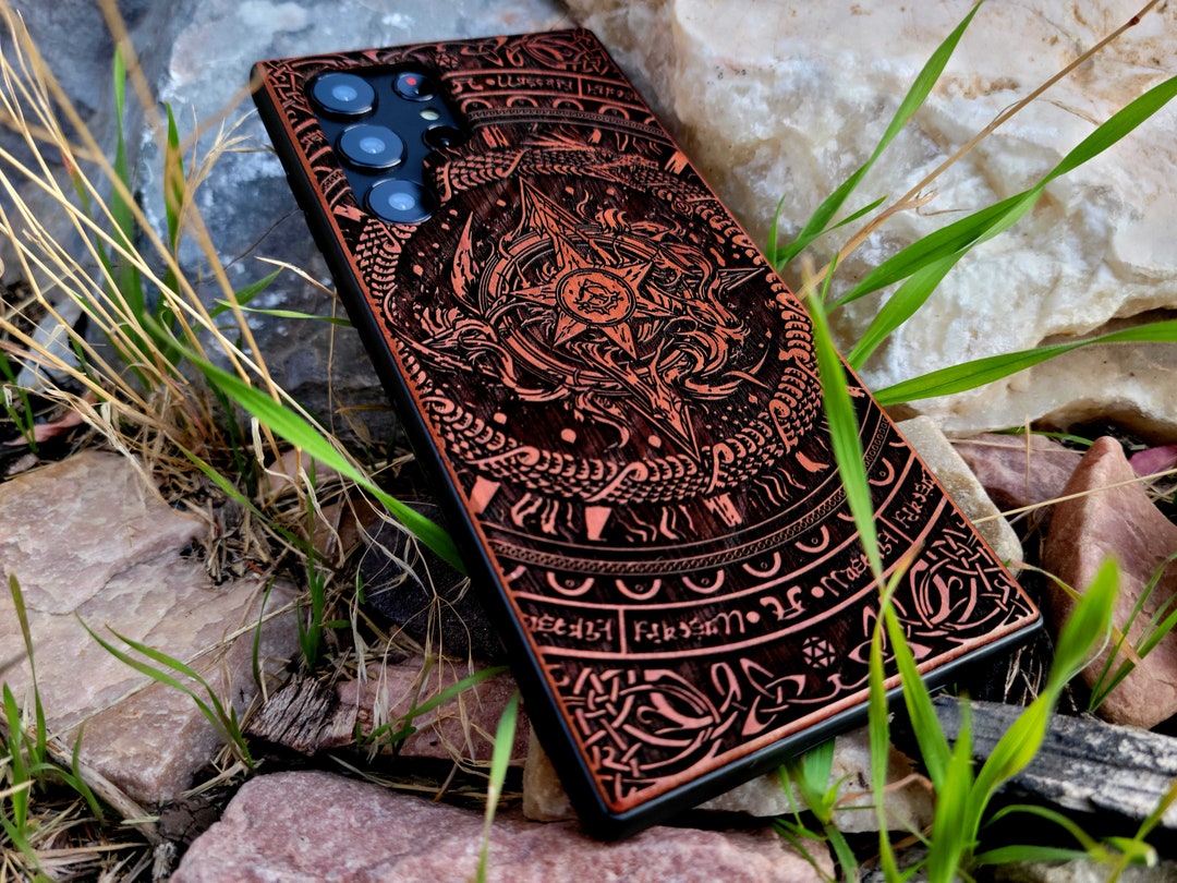 Arcane | Engraved Wood Phone Case | Available for Iphone, Galaxy S ...