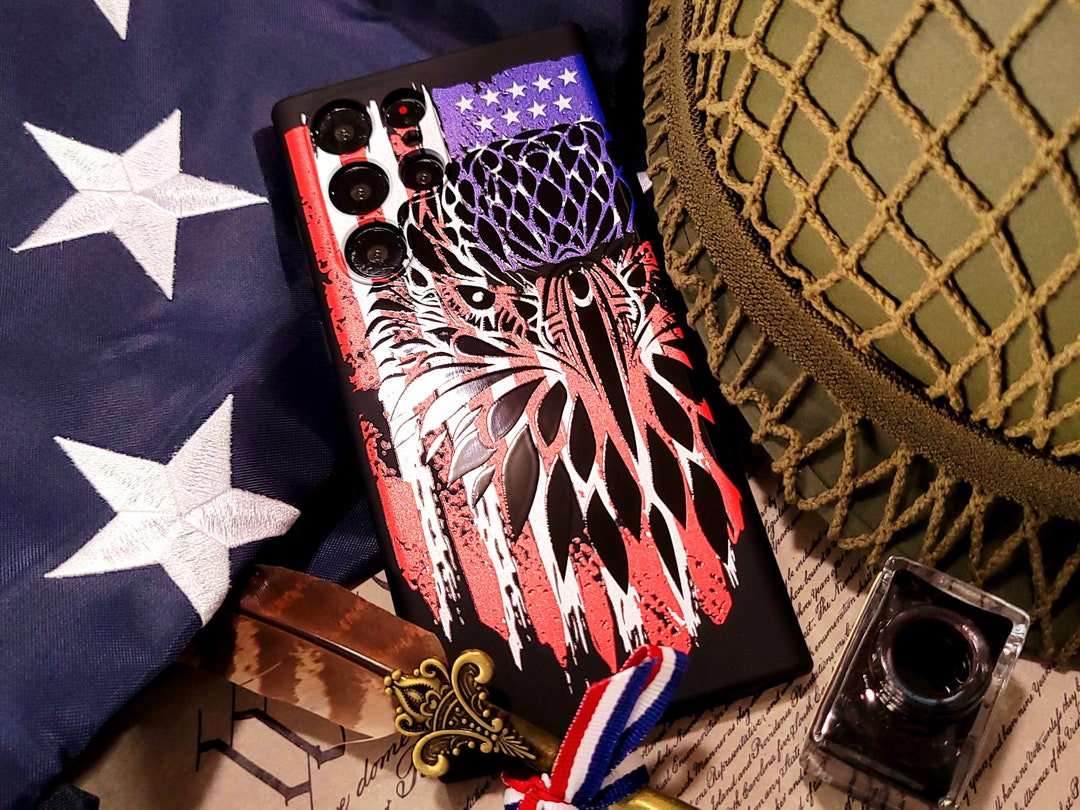 Rise | Glossy US Flag and American Eagle Phone Case | Available for ...