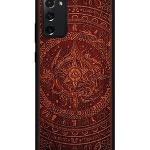 Arcane | Engraved Wood Phone Case | Available for Iphone, Galaxy S ...