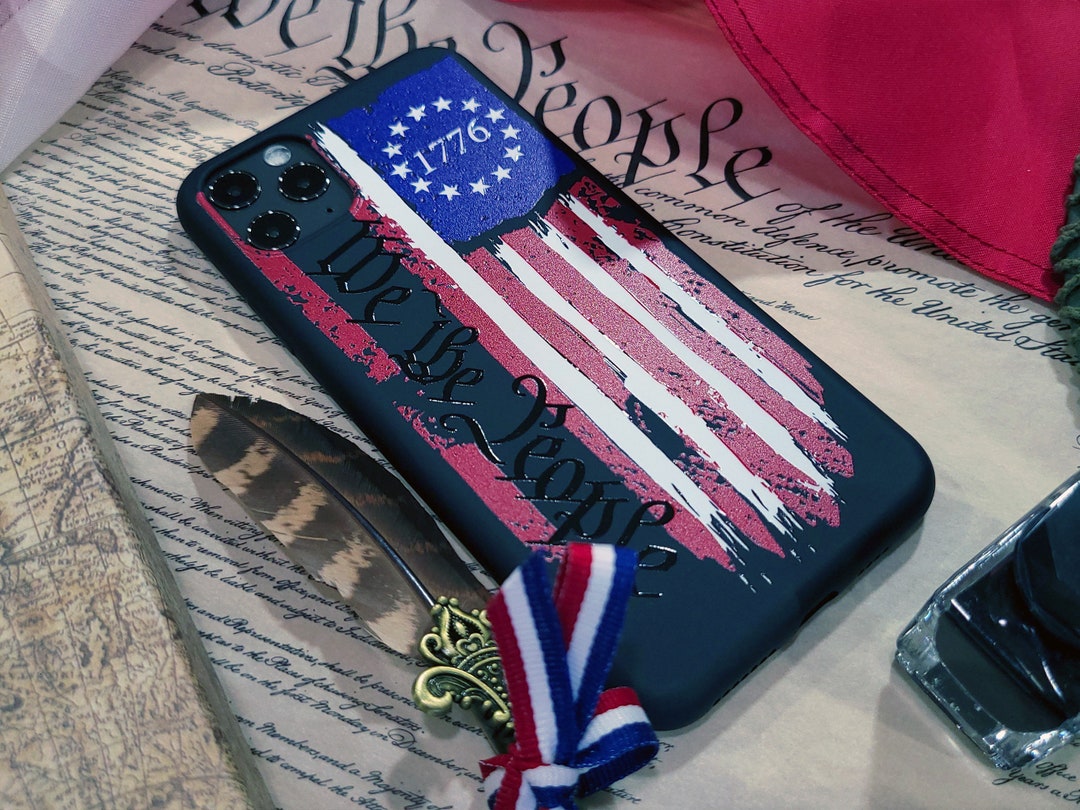 We the People | Glossy US Flag Patriotic Phone Case | Available for ...