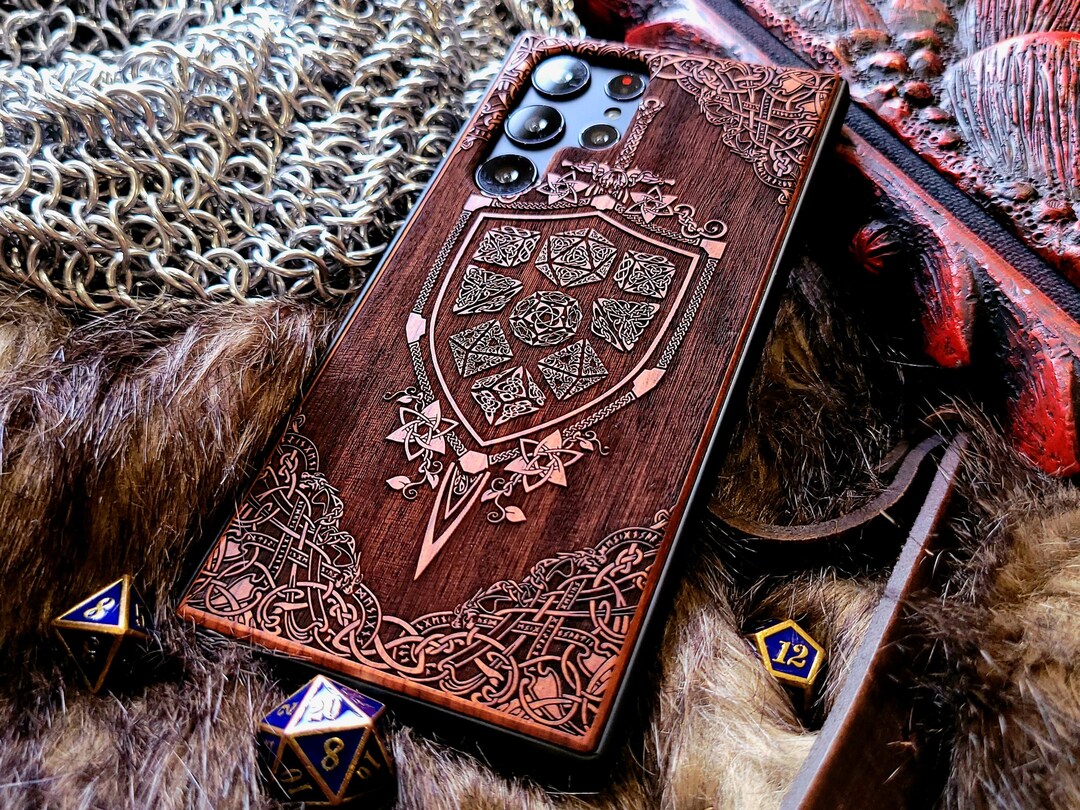 Shield | Engraved Wood Phone Case | Available for Iphone, Galaxy S ...