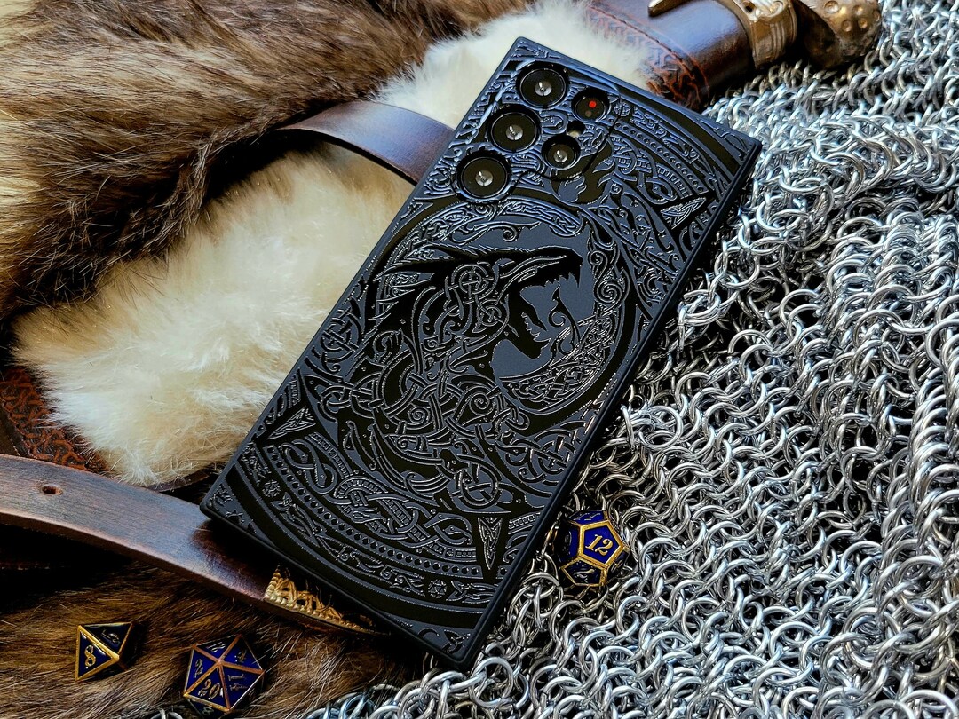 Black | Glossy Dragon Phone Case | Available for Iphone, Galaxy S ...