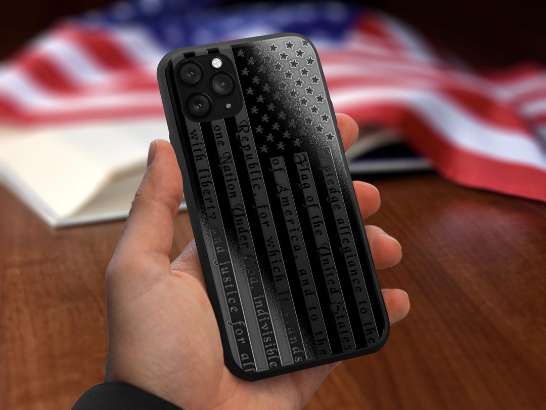 Pledge | Glossy US Flag Phone Case | Available for Iphone, Galaxy S ...