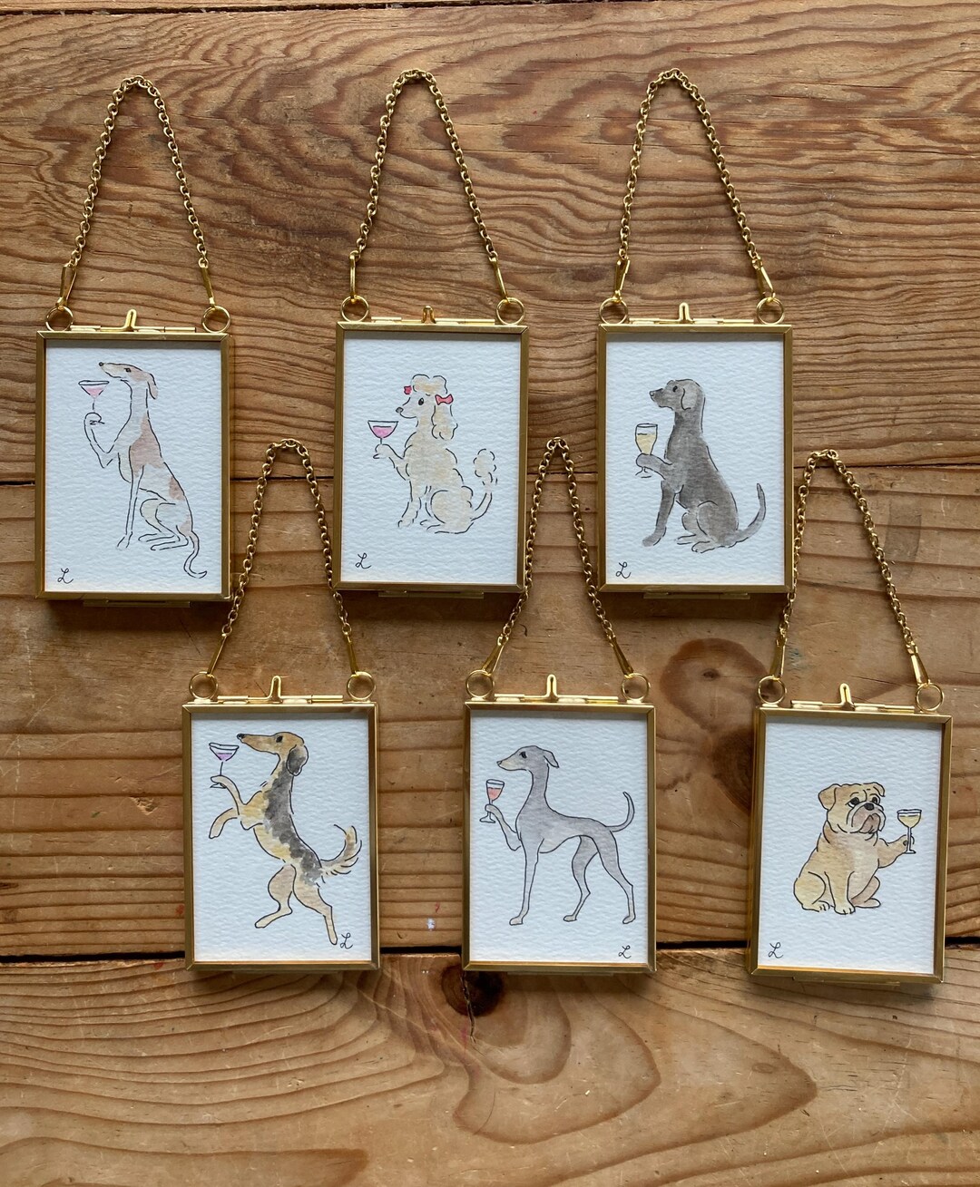 ORIGINAL Dog Artwork / Dog Watercolor Painting / Minimalist Dog Art ...