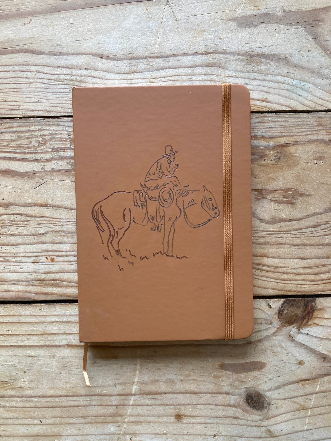 Lone Cowboy on Horse Journal / Cowgirl Journal / Cowboy Journal / Horse ...