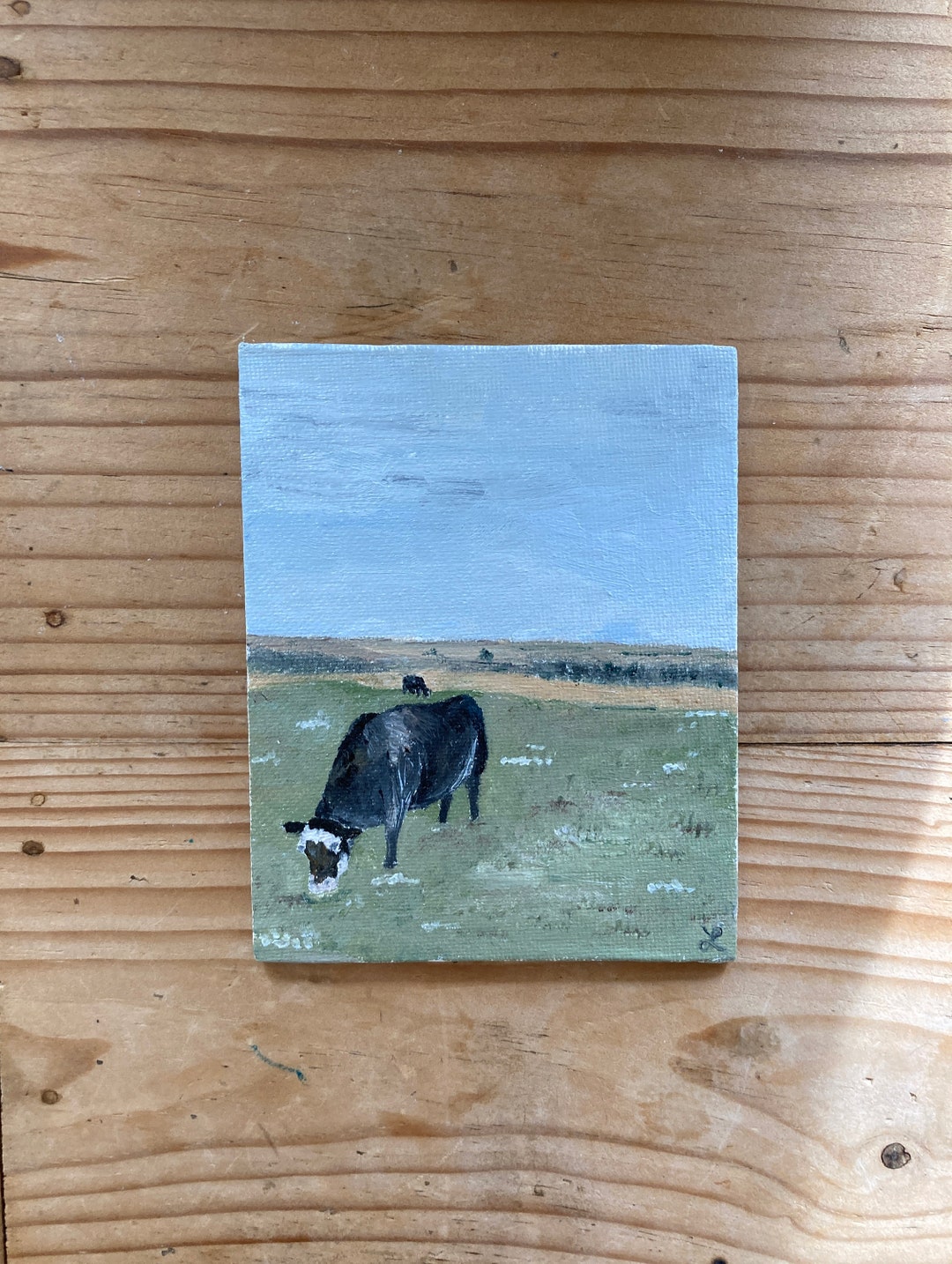 Cattle Art / Black Angus Art / Farmhouse Art / Wild West Art / - Etsy