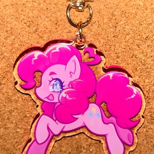 MLP Mane Six Acrylic Keychains - Etsy