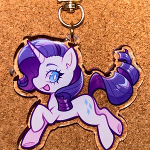 MLP Mane Six Acrylic Keychains - Etsy