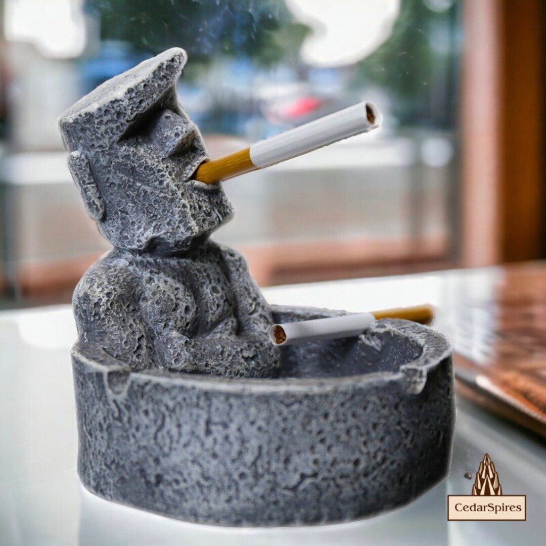 Easter Island Rapa Nui Cigar Ashtray Windproof Cigarette - Etsy
