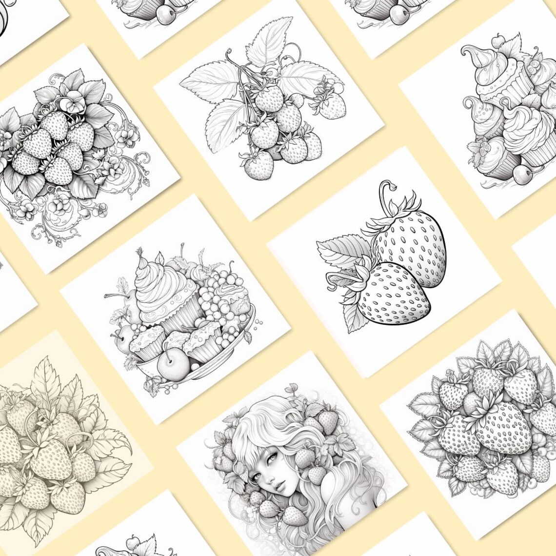 17 Cute Veggie Kids Printable Digital Coloring Pages - Etsy