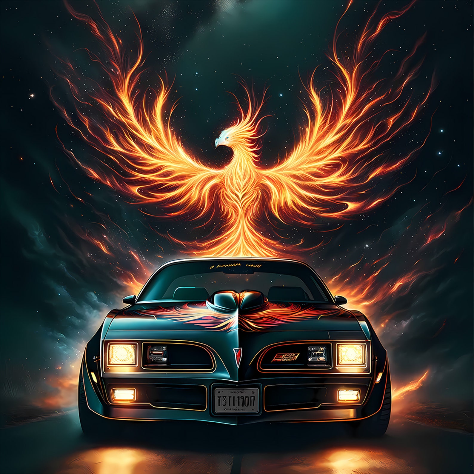 Pontiac Trans Am Firebird 2 Print - Etsy