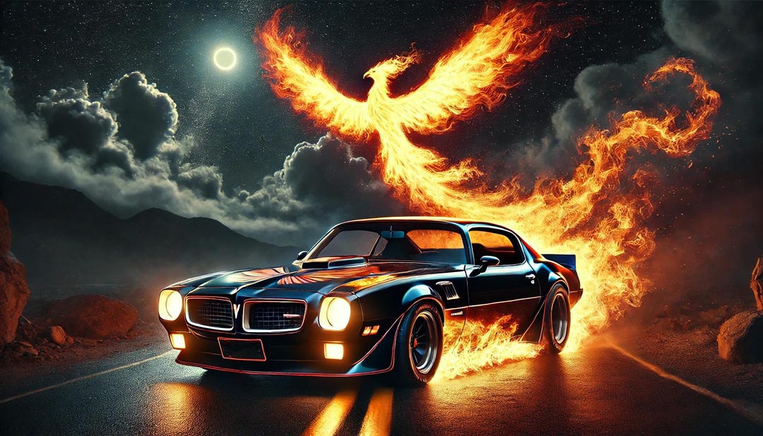 Pontiac Trans Am Firebird Side View - Etsy