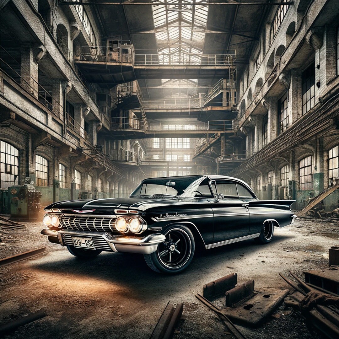 Chevrolet Impala American Musclecar Hot Rod Art Print Poster - Etsy